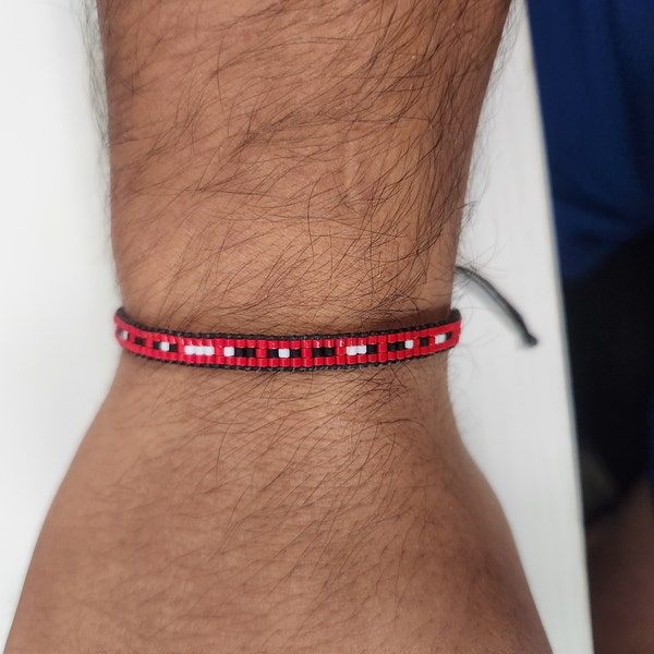 Custom Morse Code Mens Bracelet, Daddy of an Angel Gift, Memorial ...