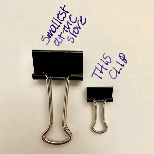 Itty-bitty Binder Clips | the World’s Smallest Binder Paper Clips | 10 ...