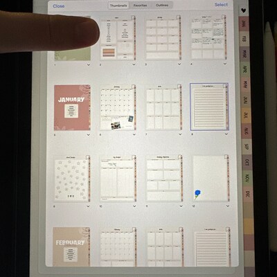 Weekly Planner Goodnotes Template, Undated, Digital Planner Pdf, Cute ...