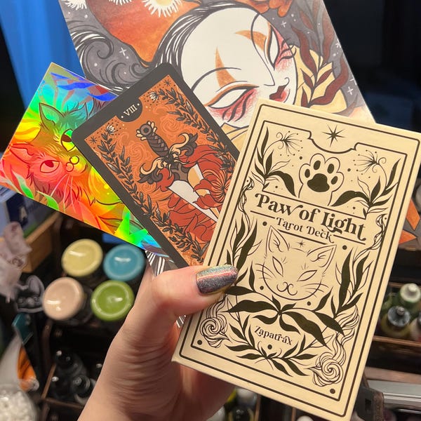 Paw of Light Tarot Deck - Etsy
