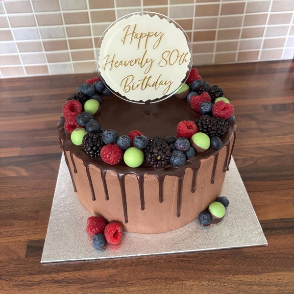Pink Gin Cake Topper, Rose Gold Name and Age, Alcohol Cocktail Birthday ...