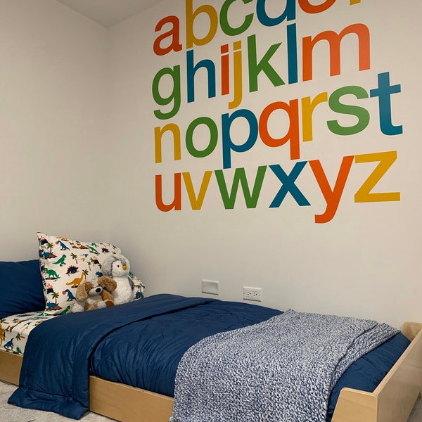 Alphabet Wall Decals - Wall Sticker - Etsy