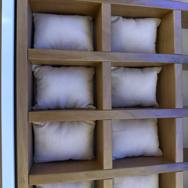 12 Pcs Pack Soft Velvet Jewelry Display Pillow Watch Display Jewelry ...