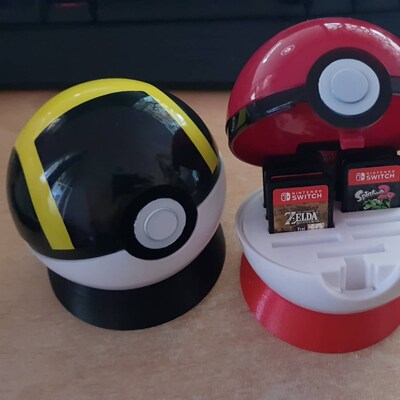 Pokeball Nintendo Switch Game Case 3D Printed - Etsy