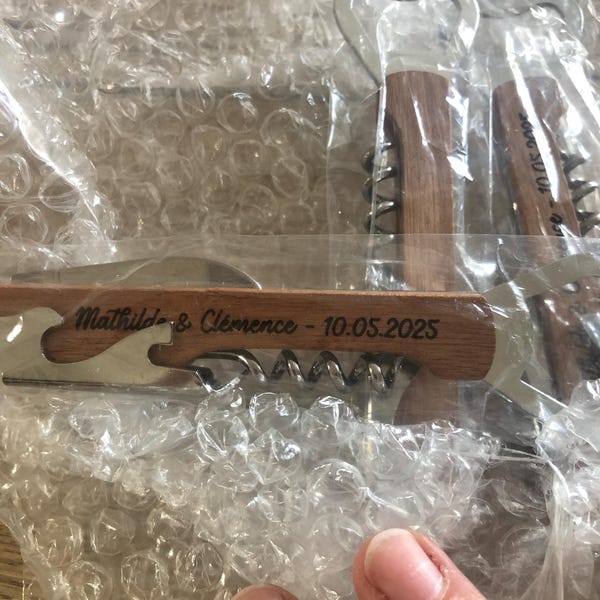 Personalized Engraved Corkscrew and Multi-tool Custom Wine Opener ...