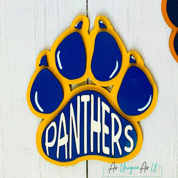 Panther Paw Digital Design: Svg, Png, Pdf, Dxf - Etsy