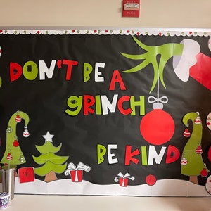 GROOVY RETRO CHRISTMAS Classroom Bulletin Board Kit Tis the - Etsy