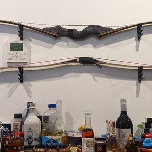 Wall Mount Bow Holder Bow Hanger Bow Rack - Etsy