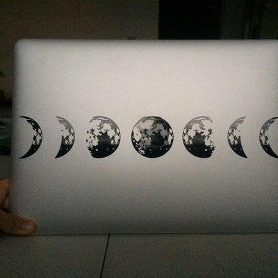 Moon Cycle Car Decal, Lunar Cycle, Astronomy Decal, Moon Sticker ...
