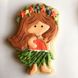Hula Girl or Hawaiian Girl Cookie Cutter and Fondant Cutter and Clay ...
