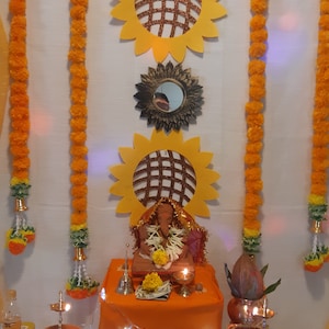 Full Set of Palm Tree Wood Sola Wood Indian Decoration | Etsy