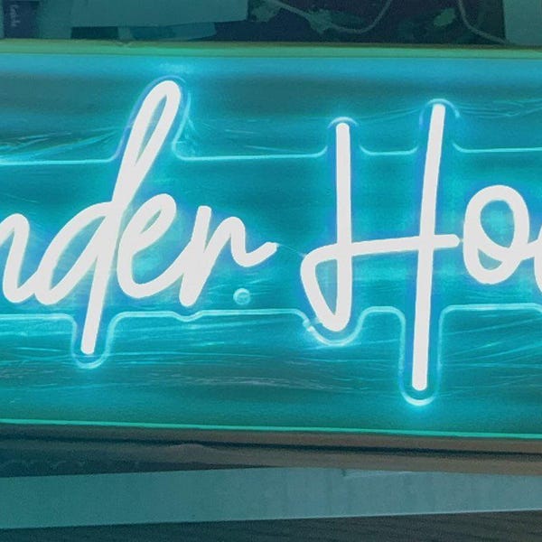 Custom Aesthetic Neon Sign Neon Sign Birthday Gift LED Neon Sign Name ...