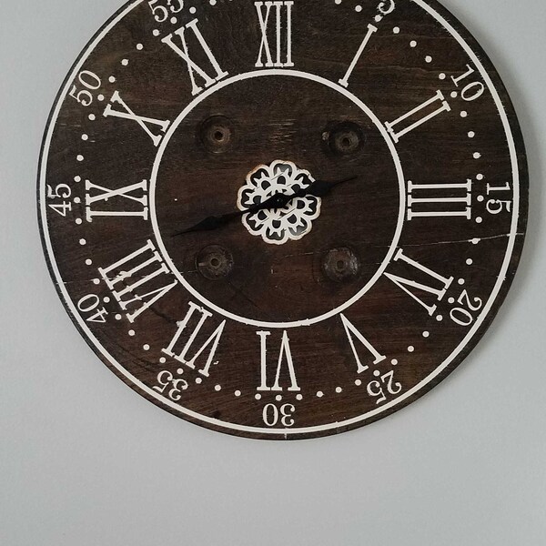 Clock SVG, Clock Face SVG, Farmhouse Clock Svg, Roman Numeral Clock ...