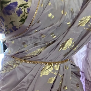 Antique Gold Pearl Belly Chain/bridal Belly Chain/vaddanam/kamarpatta ...