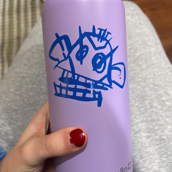 Smiski Sitting and Thinking Vinyl Decal Sticker Laptop Sticker Decal ...