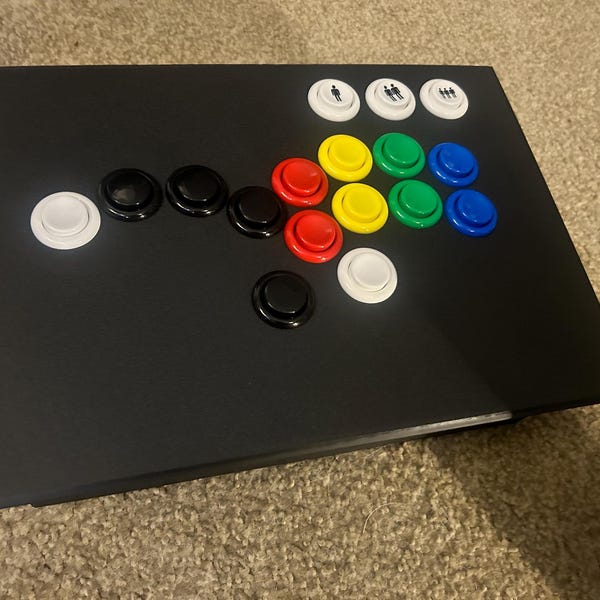 DIY Leverless All Button Controller Case for Sanwa and Similar Buttons ...