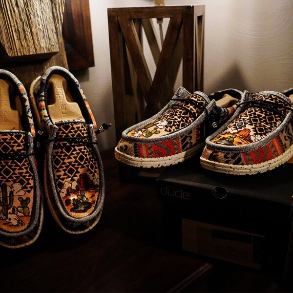 Aztec Bear Hey Dude - Custom Hey Dude Shoes - Womens Mens Girls Boys ...