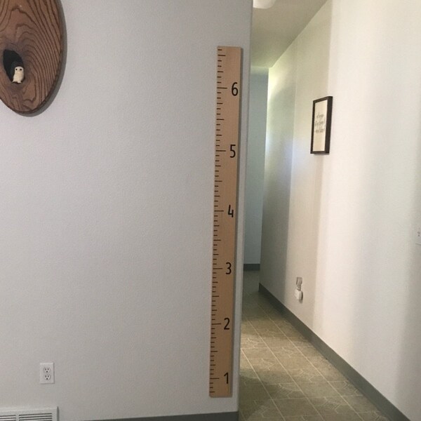 DIY Growth Chart Ruler Vinyl Decal Kit - Modern Style - Etsy