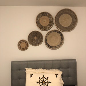 Binga Wall Basket Boho Rwanda Basket Gallery for Unique | Etsy