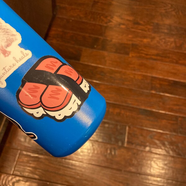 Hawai'i Spam Musubi Nigiri Vinyl Glossy Sticker - Etsy