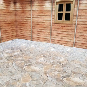 New 16 Sheets Wall 1/87 Ho Scale Wall Brick STONE 20x28cm Each - Etsy