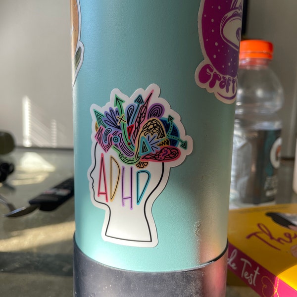ADHD Sticker - Etsy