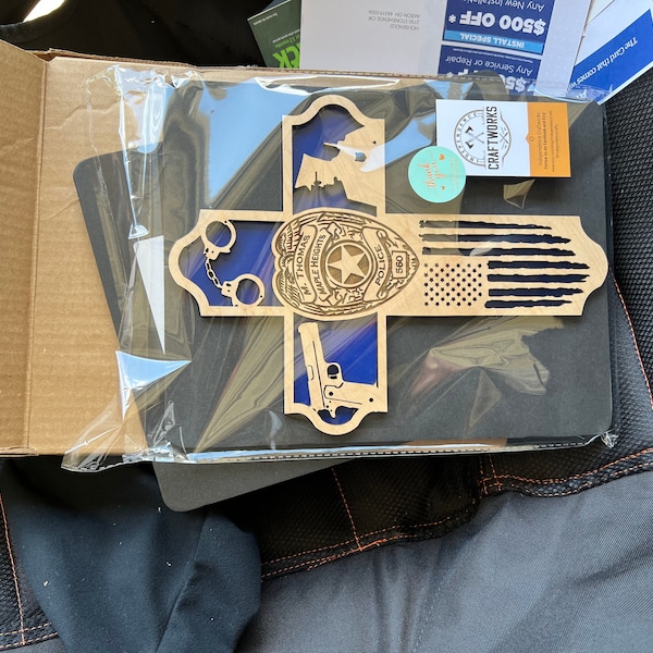 Customizable Police Cross, Law Enforcement, Memorial - Etsy