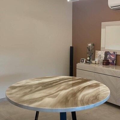 Unique Gold Marble Epoxy Dine Table Premium Quality Product - Etsy