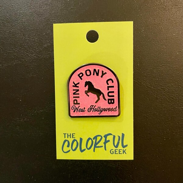PINK PONY CLUB Lapel Pin - Etsy