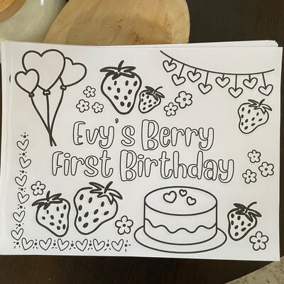 Rookie of the Year Coloring Page for Kids Birthday Party, Baseball ...