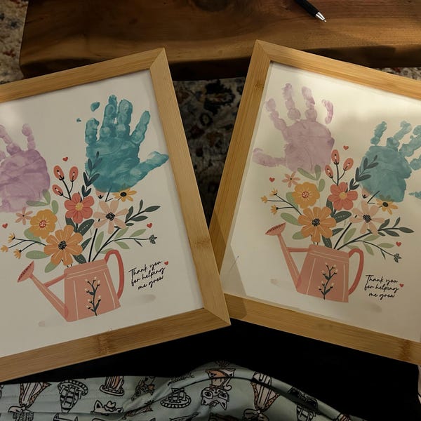 Fathers Day Tools Handprint Art Craft, PRINTABLE | Gift for Dad From ...