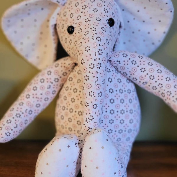 Memory Elephant Sewing Pattern: Keepsake Bear Tutorial (PDF Pattern) - Etsy