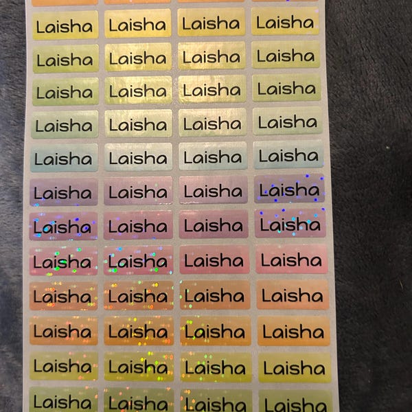Name Labels Name Stickers Pattern Personalized Waterproof, Children ...