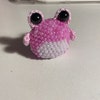 Bead Crochet Mini Turtle Keychain With Different Color Options - Etsy