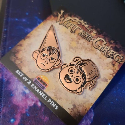 Wirt and Greg Set of 2 Enamel Pins Over the Garden Wall - Etsy