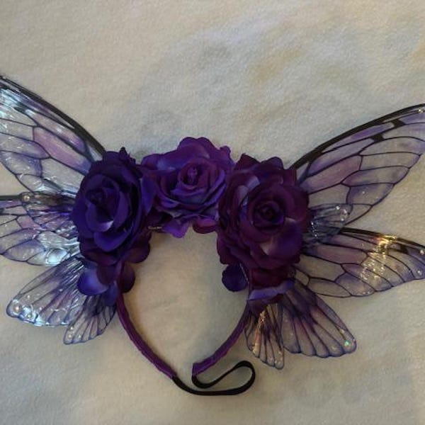 Fairy Wing Hair Comb Cicada Butterfly Bridal Hair Piece Dragonfly ...