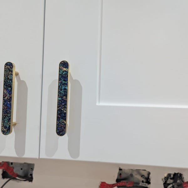 Modern Minimalist Brass Cabinet Handles - Gold Z Shape Drawer Pulls - Etsy