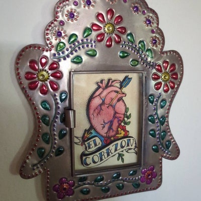Mexican Folk Art Frog LA RANA Loteria Print 5 X 7 8 X 10 or - Etsy