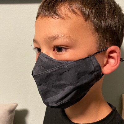 Kids Face Mask 100% Soft Cotton Child & Teen Sizes Fog-free 3D Mask for ...