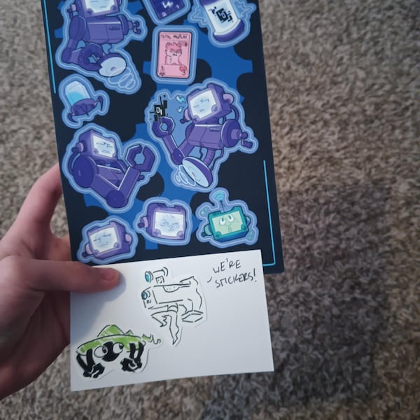 P03 Sticker Sheet — Inscryption - Etsy
