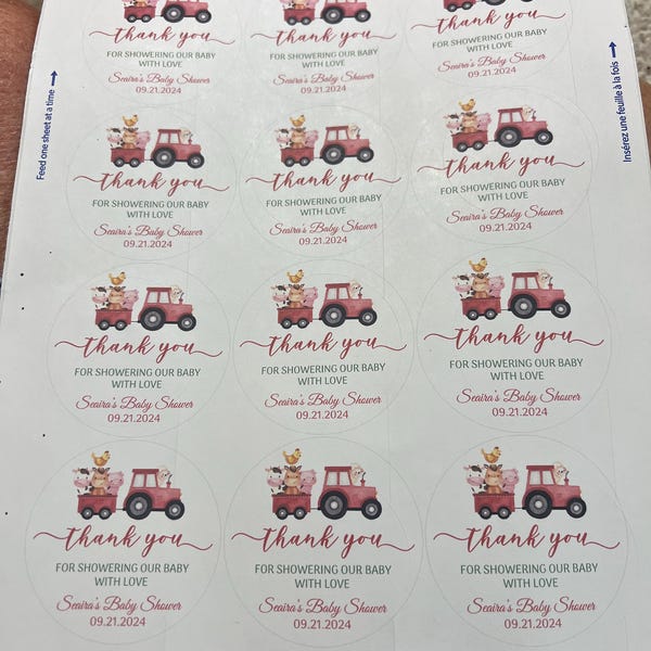 EDITABLE Farm Baby Shower Favor Tag Printable Farm Animals Baby Shower ...