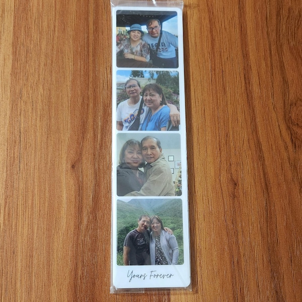 Personalized Photo Strip Magnet: Acrylic Fridge Magnet, Couples Gift ...
