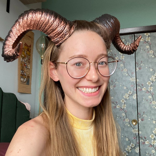 Steampunk Ram/demon Horns Ruggedly Beautiful Cosplay Everyday or Best ...