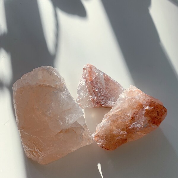 Rough Natural Fire Quartz Stones: Choose Ounces or Lb Bulk Wholesale ...