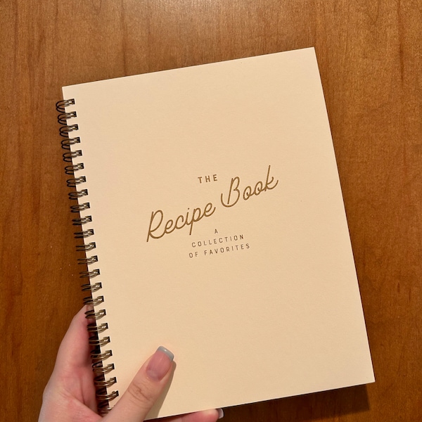 Retro Recipe Book - Recipe Book | Family Recipes | Keepsake Book ...