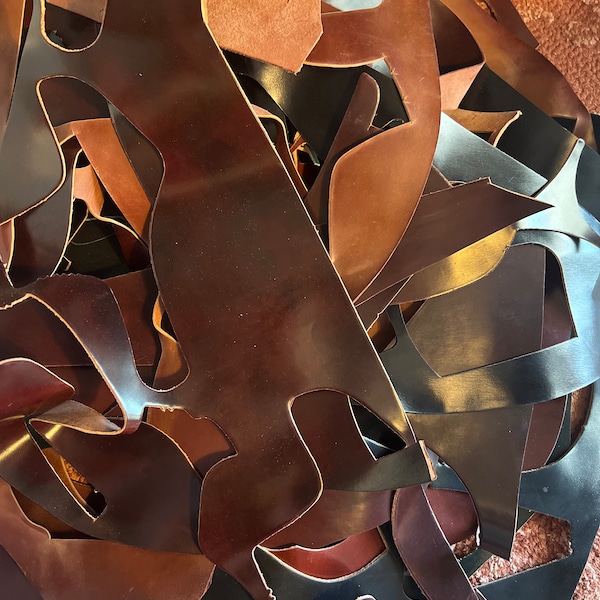 Horween Shell Cordovan Scrap - Etsy