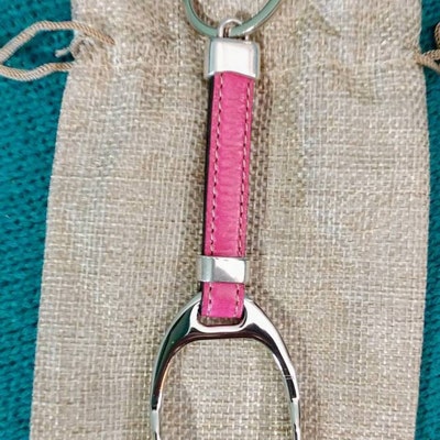 Stirrup Keychain, Horse Keychain, Equestrian Keychain, Horse Snaffle ...