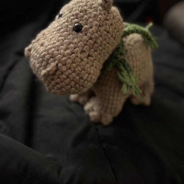 Crochet Hippo Plushie Hippopotamus Pattern PDF - Etsy
