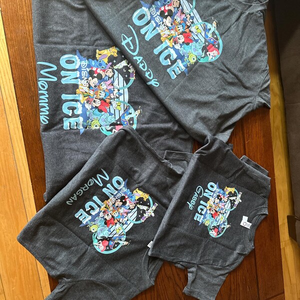 Disney on Ice Shirt, Disney Characters Shirts, Disney Vacation Shirt ...