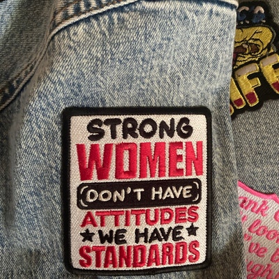 Prideful Patchez, Strong Women Inspiring, Iron on Patch, Jacket Patch ...